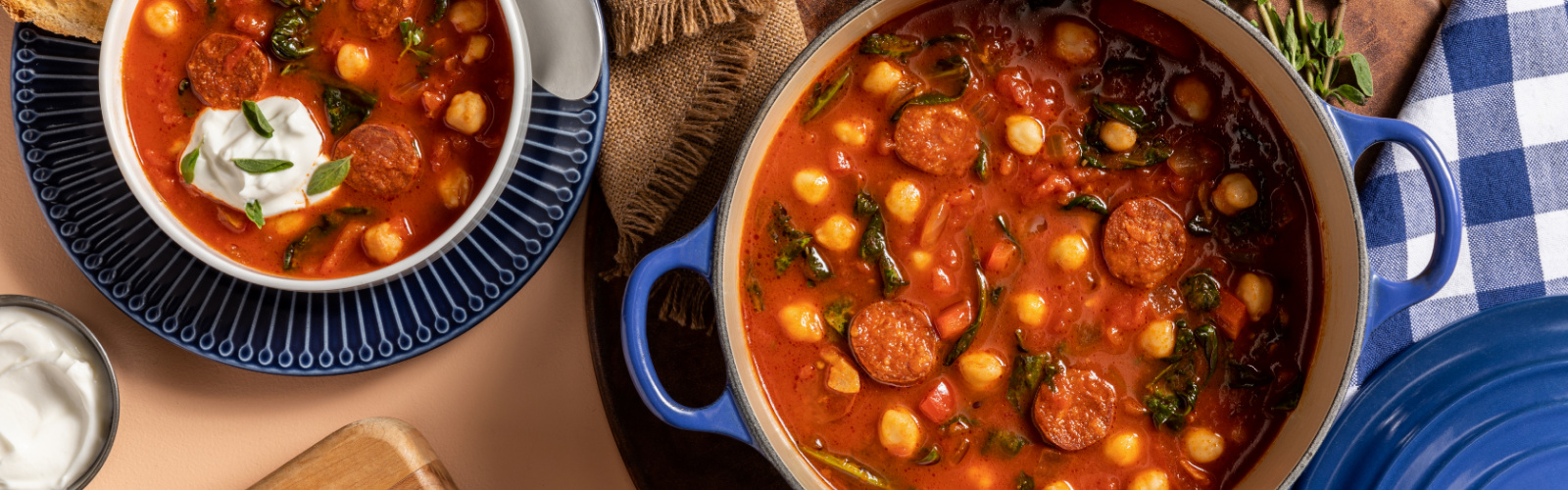 Crunch Kitchen - Chickpea and Chorizo Stew